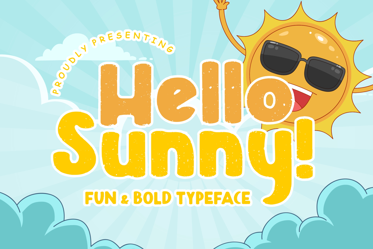 Hello Sunny Font | Creatype Studio | FontSpace