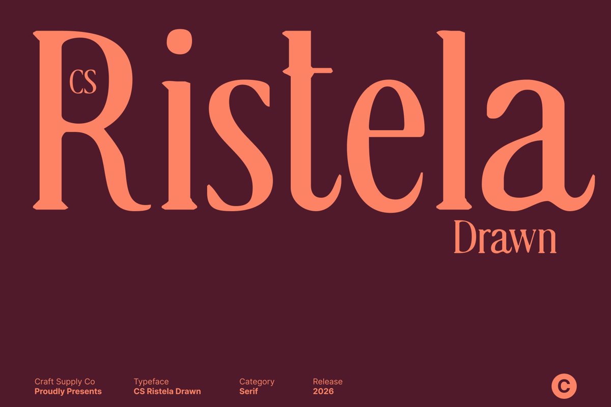 CS Ristela Drawn Font - Free Download