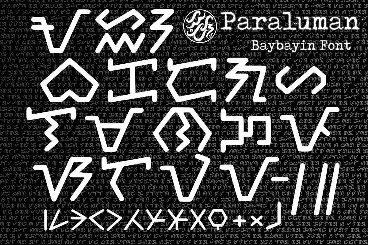 Paraluman baybayin Font - Free Download