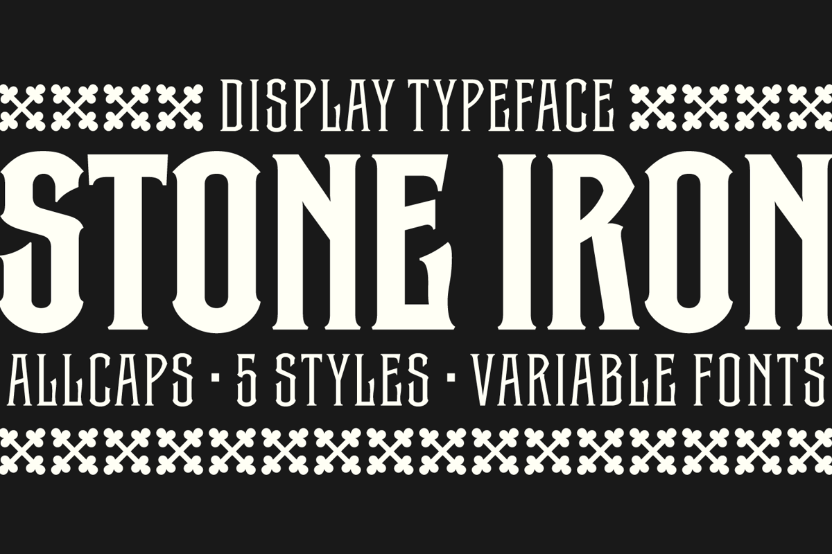 Stone Iron Font - Free Download