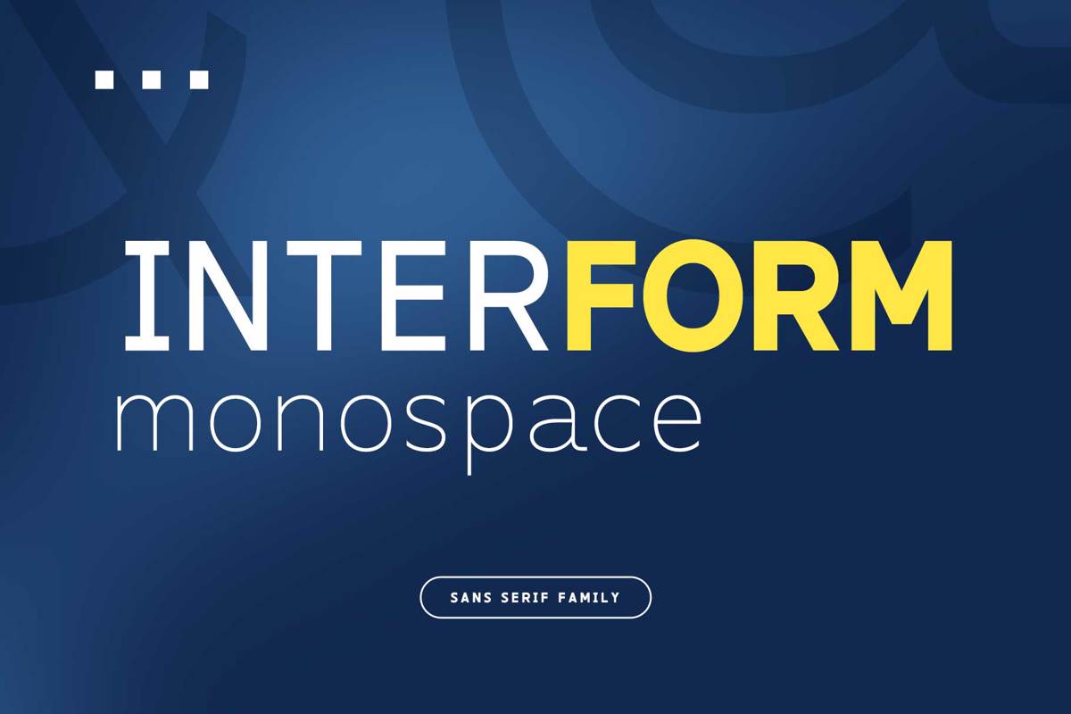 Interform Font - Free Download