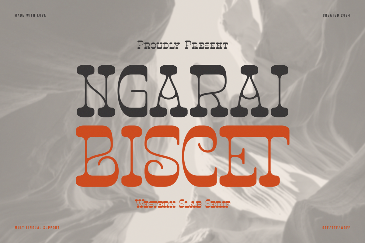 Ngarai Biscet Font - Free Download