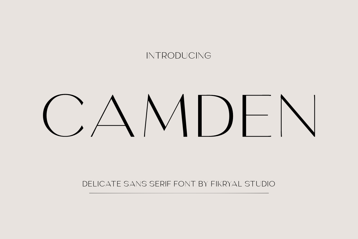 Camden Font - Free Download