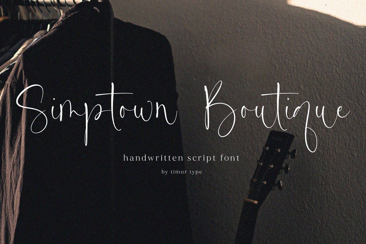 Simptown Boutique Font | Timur type | FontSpace