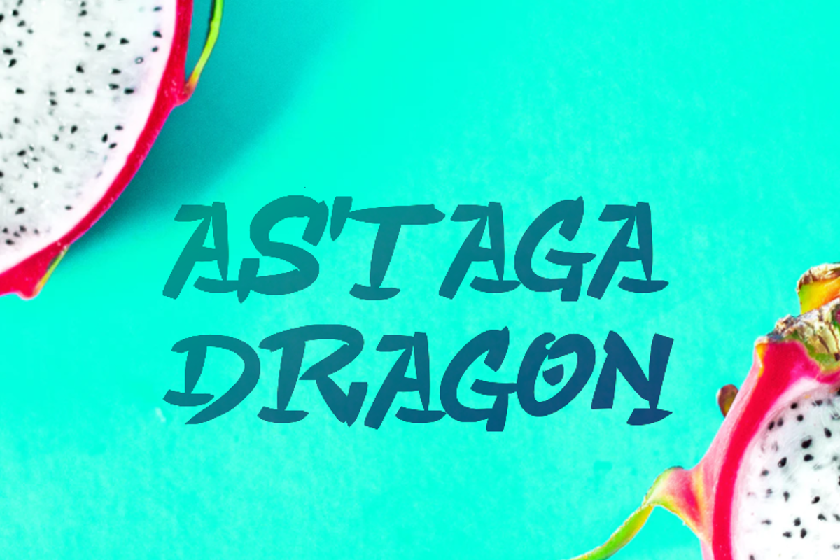 A Astaga Dragon Font | wepfont | FontSpace