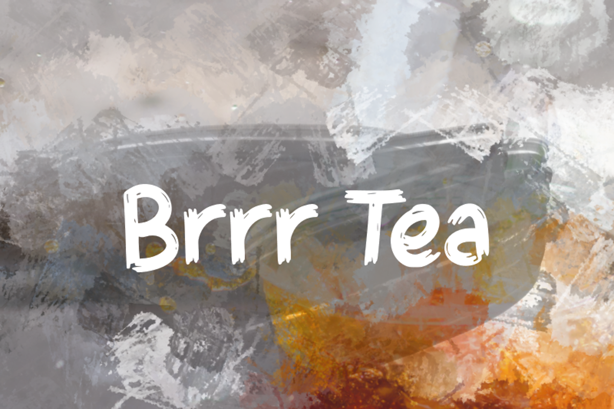 B Brrr Tea Font | wepfont | FontSpace