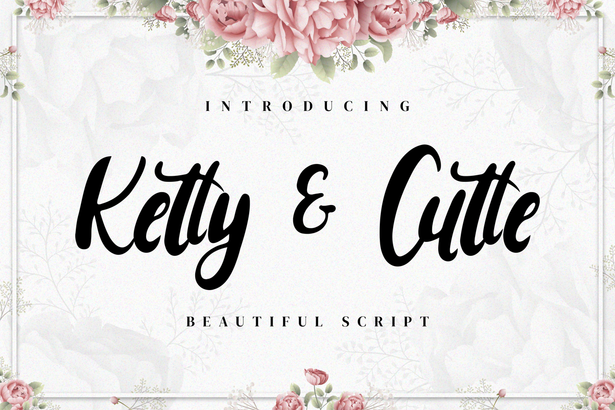 Ketty & Cutte Font | Integritype Studio | FontSpace