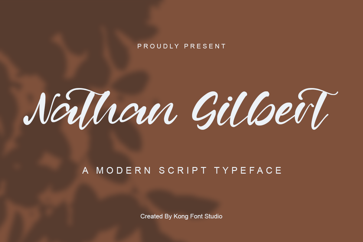Nathan Gilbert Font | Fontkong | FontSpace