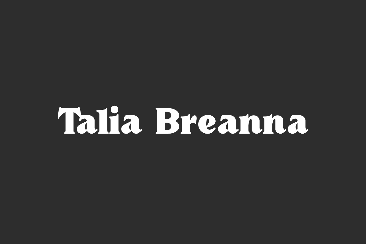 Talia Breanna Font - Free Download