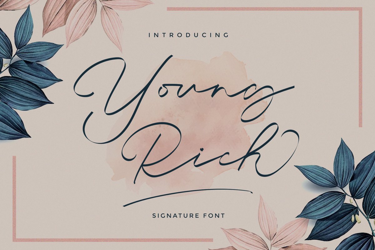 Young Rich Font | Rantautype | FontSpace
