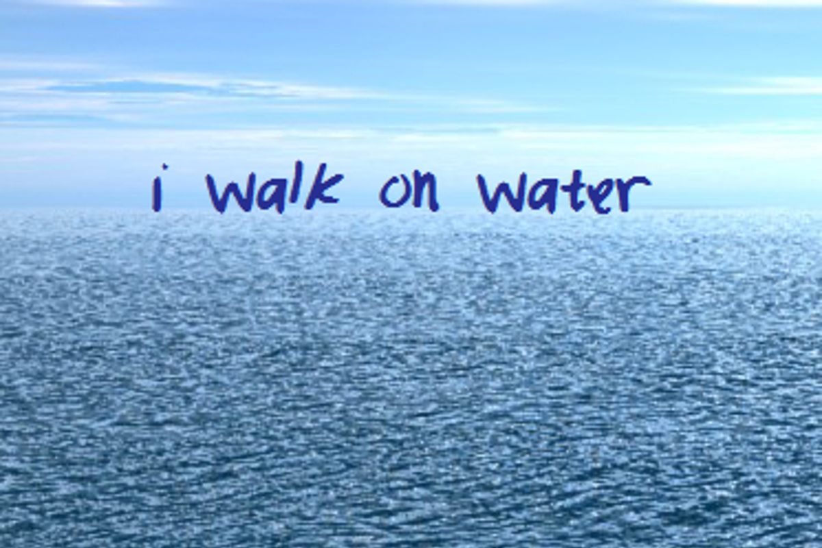 IWalkOnWater Font | Nishat Firoj | FontSpace