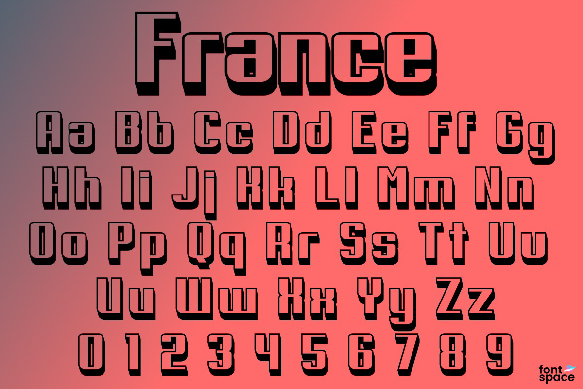 France Font | Vladimir Nikolic | FontSpace