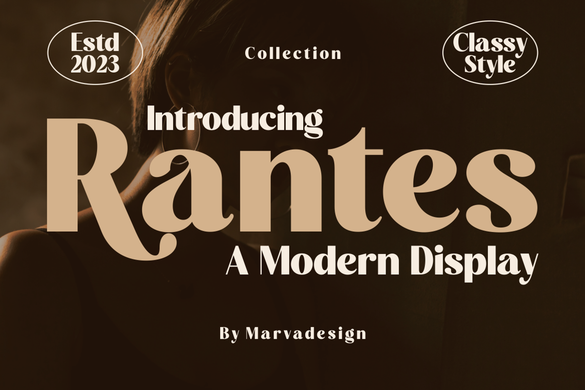 Rantes Font | Marvadesign | FontSpace