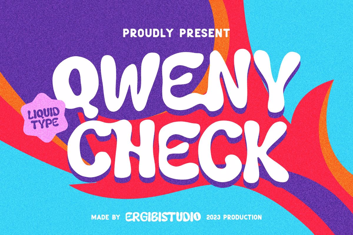 Qweny Check Font - Free Download