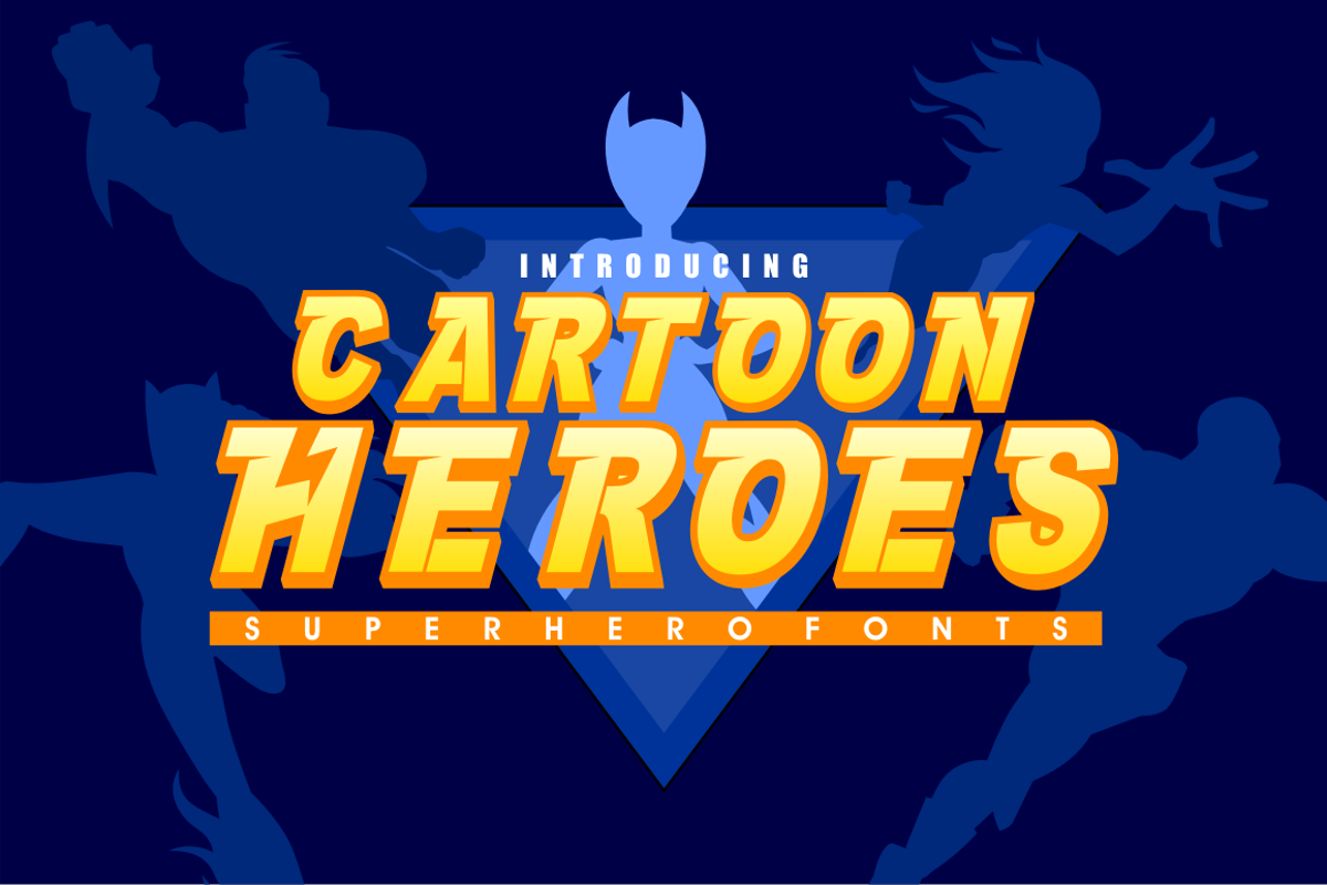 Cartoon Heroes Font - Free Download