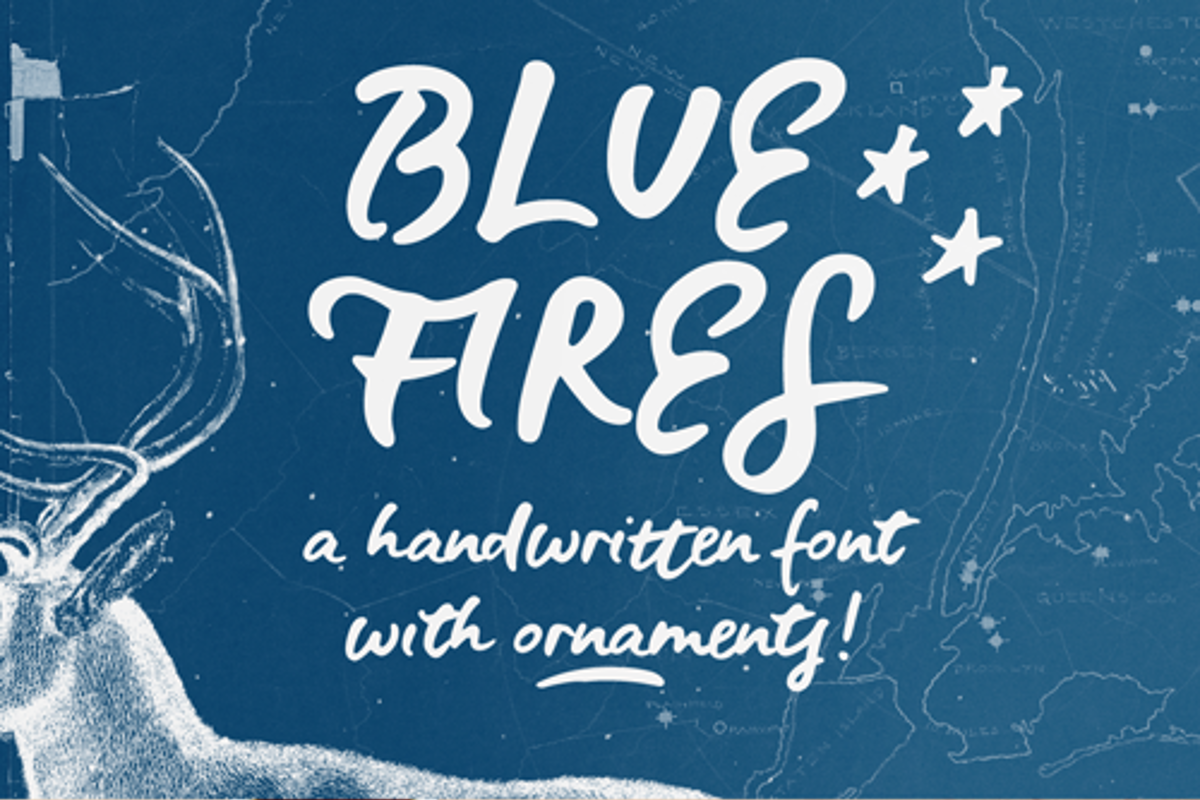 Blue Fires Sample Font | justlikethistrain | FontSpace