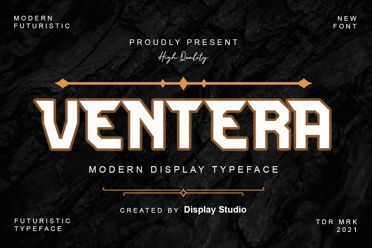 Ventera Font | DisplayStudio_ | FontSpace