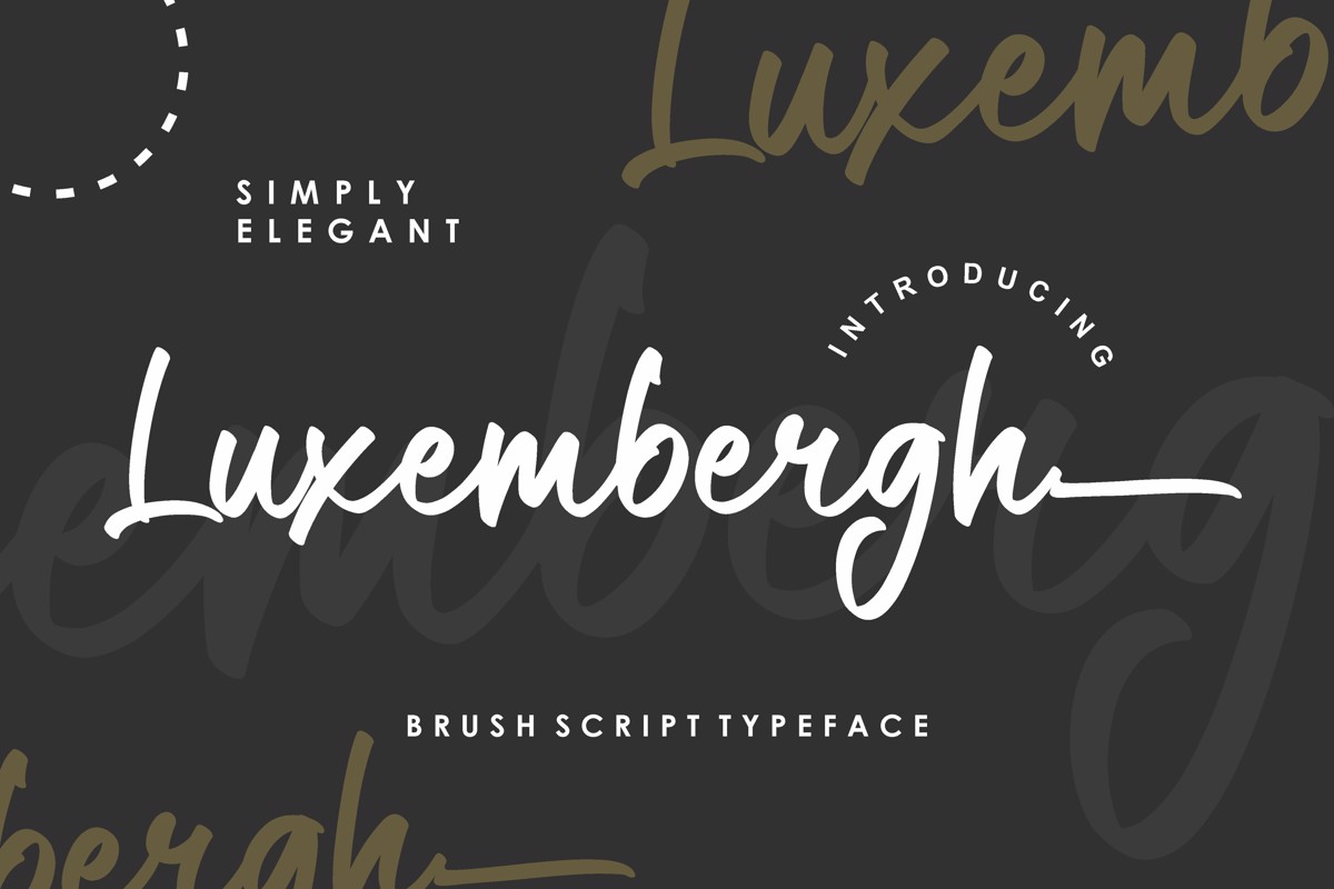 Luxembergh Font | Vampstudio | FontSpace