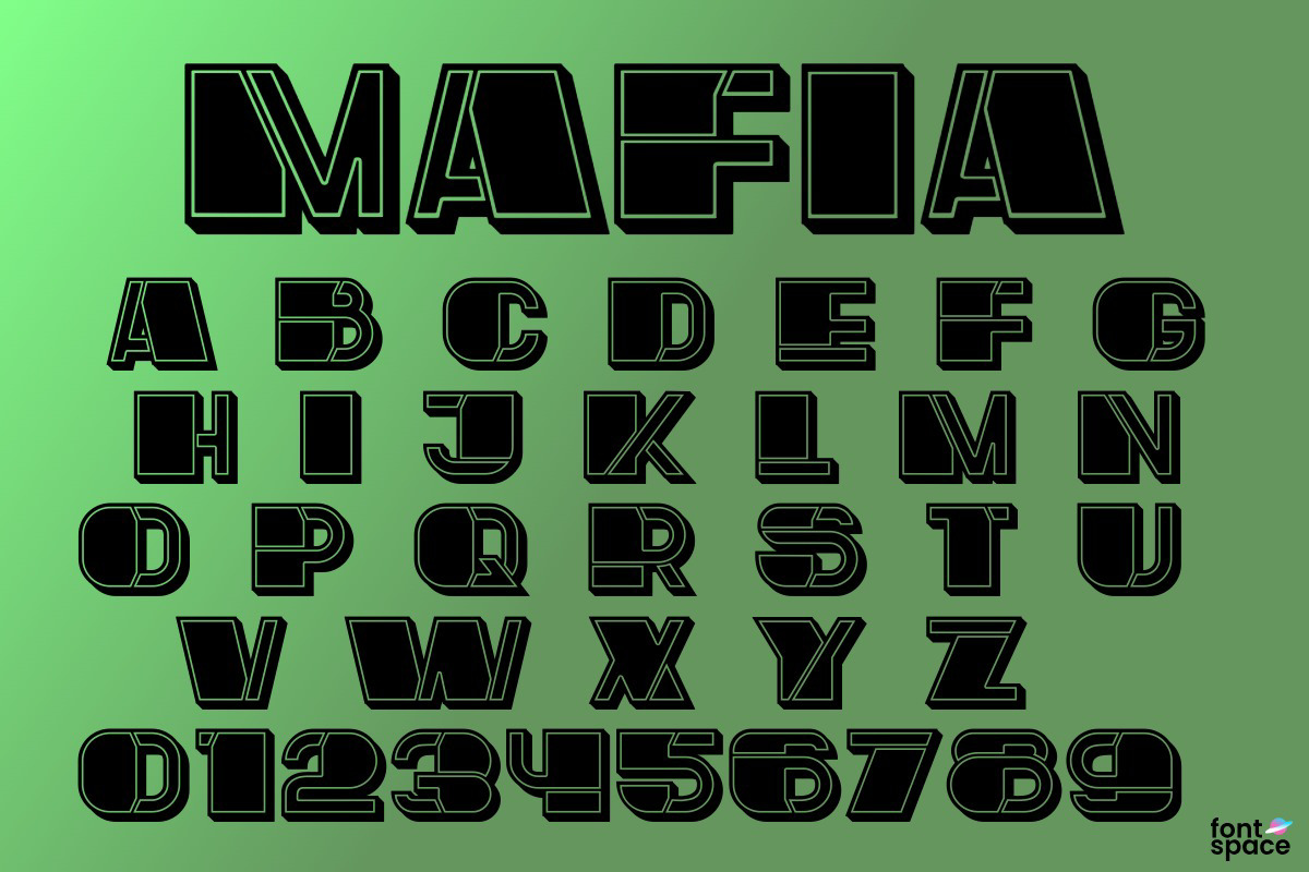 Mafia Font | Vladimir Nikolic | FontSpace