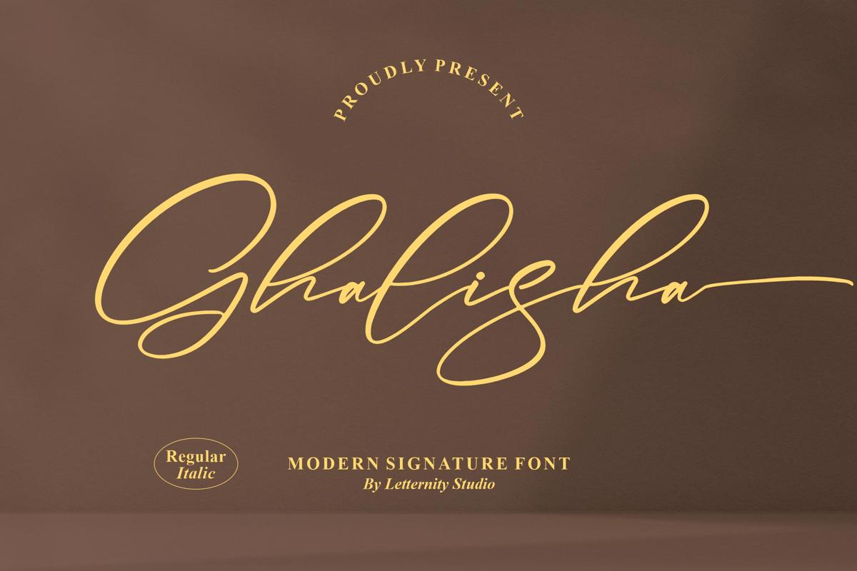 Ghalisha Font | Letterena Studios | FontSpace