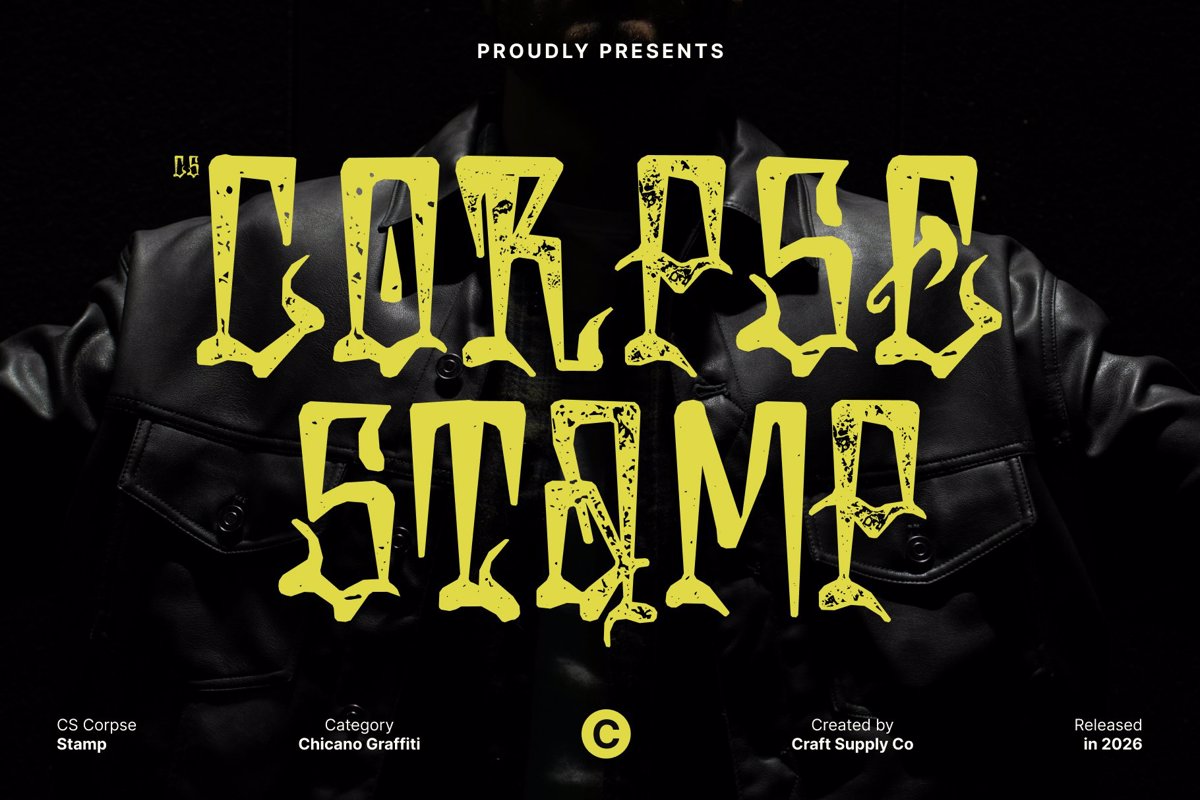 CS Corpse Stamp Font - Free Download