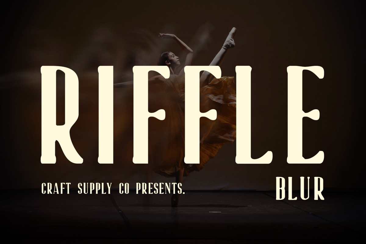Riffle Blur Font - Free Download
