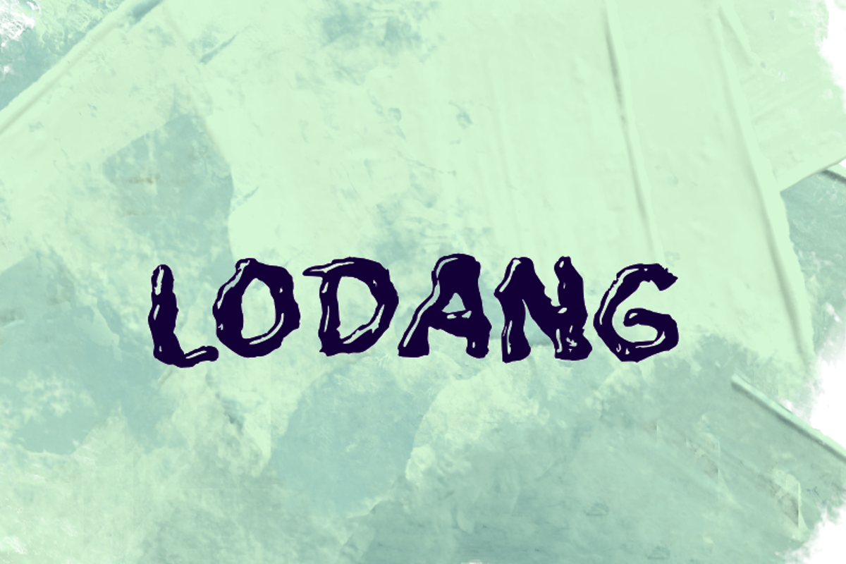 L Lodang Font | wepfont | FontSpace
