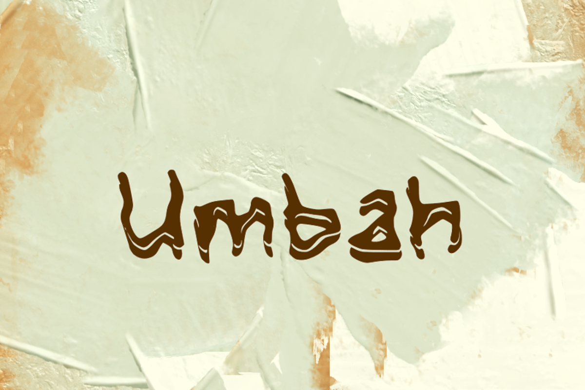 U Umbah Font - Free Download