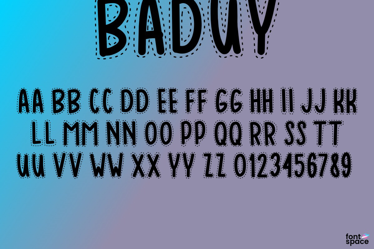 BADUY Font - Free Download
