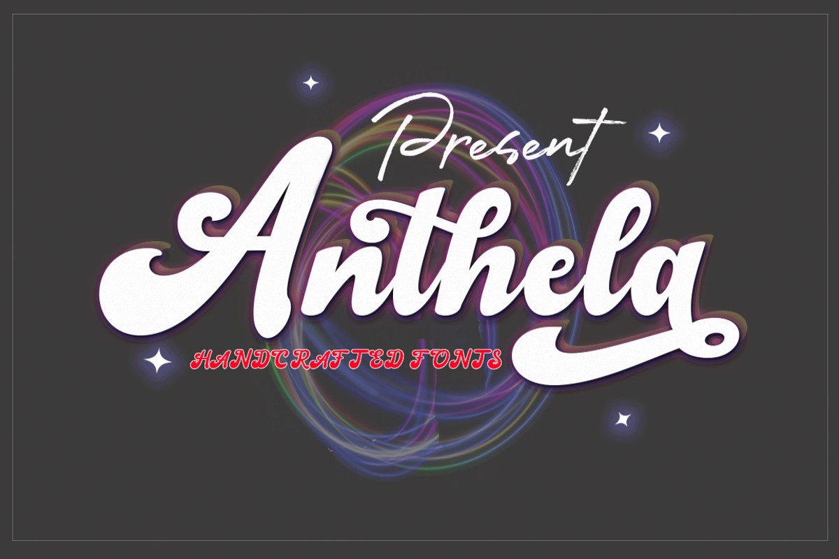 Anthela Script Font | Solidtype | FontSpace