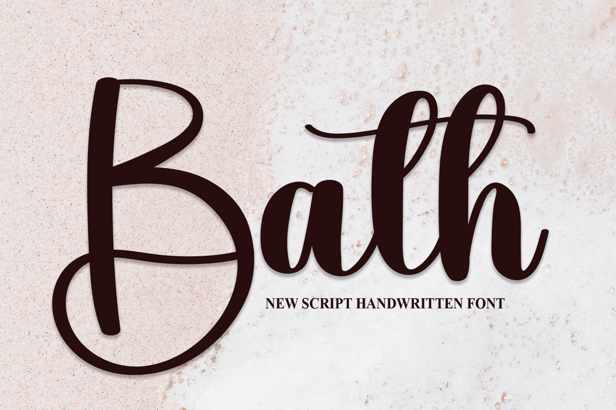 Bath Font | scratchones_creative | FontSpace