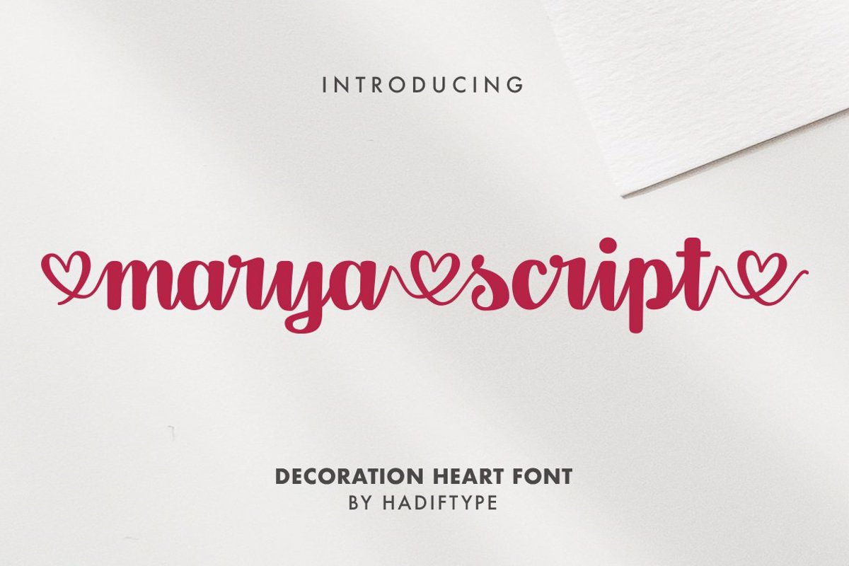Marya Script Font | Solidtype | FontSpace