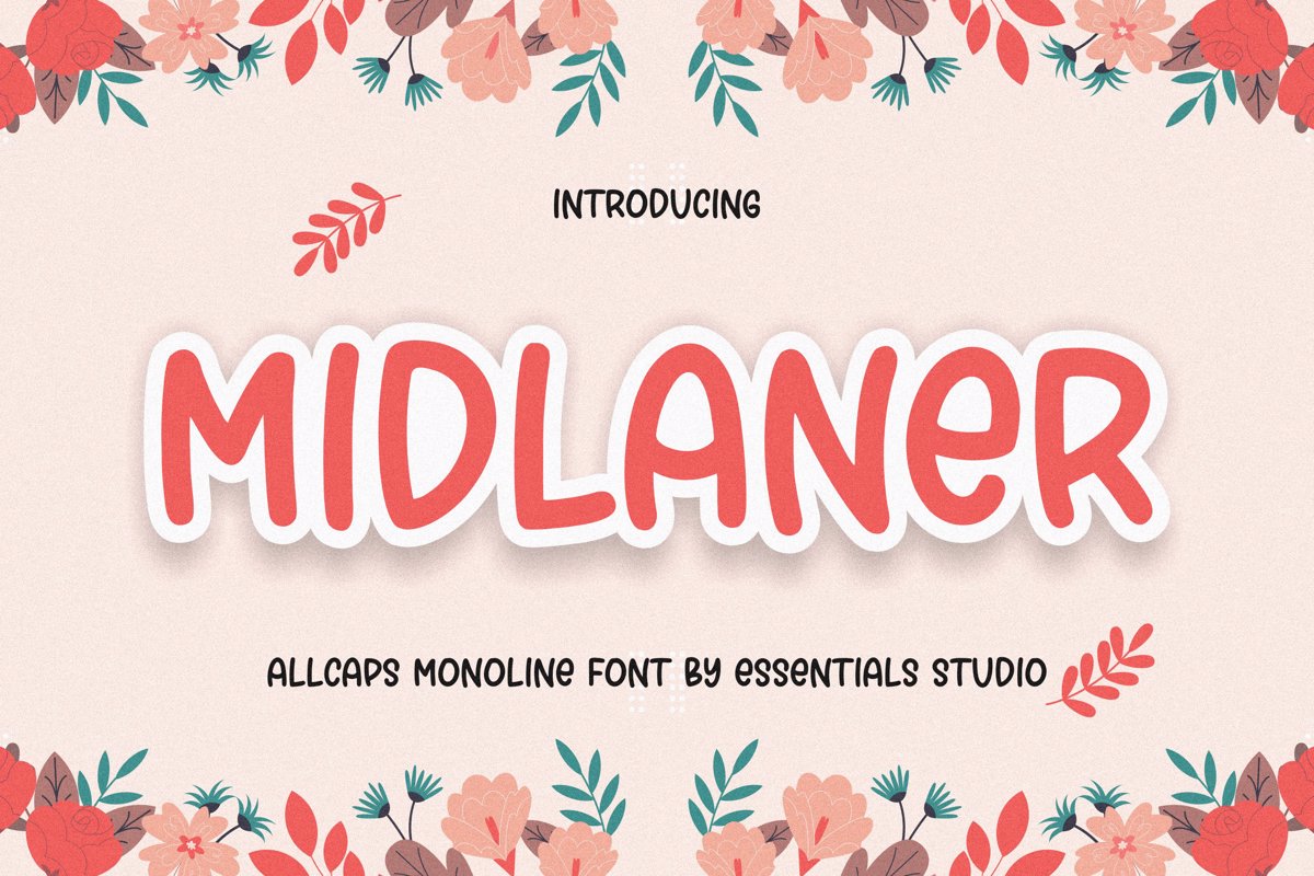 MIDLANER Font | Essentials Studio | FontSpace