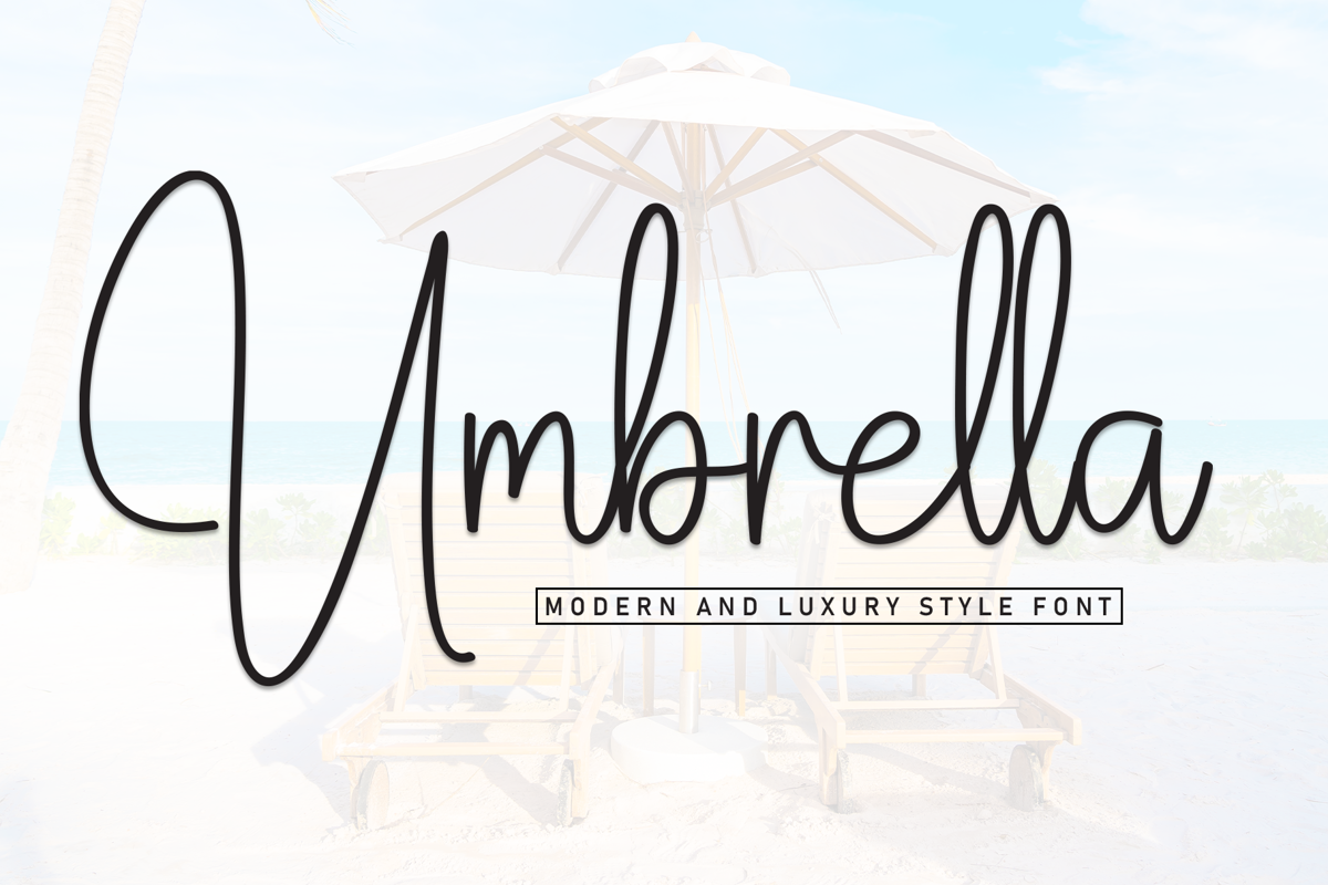 Umbrella Font - Free Download