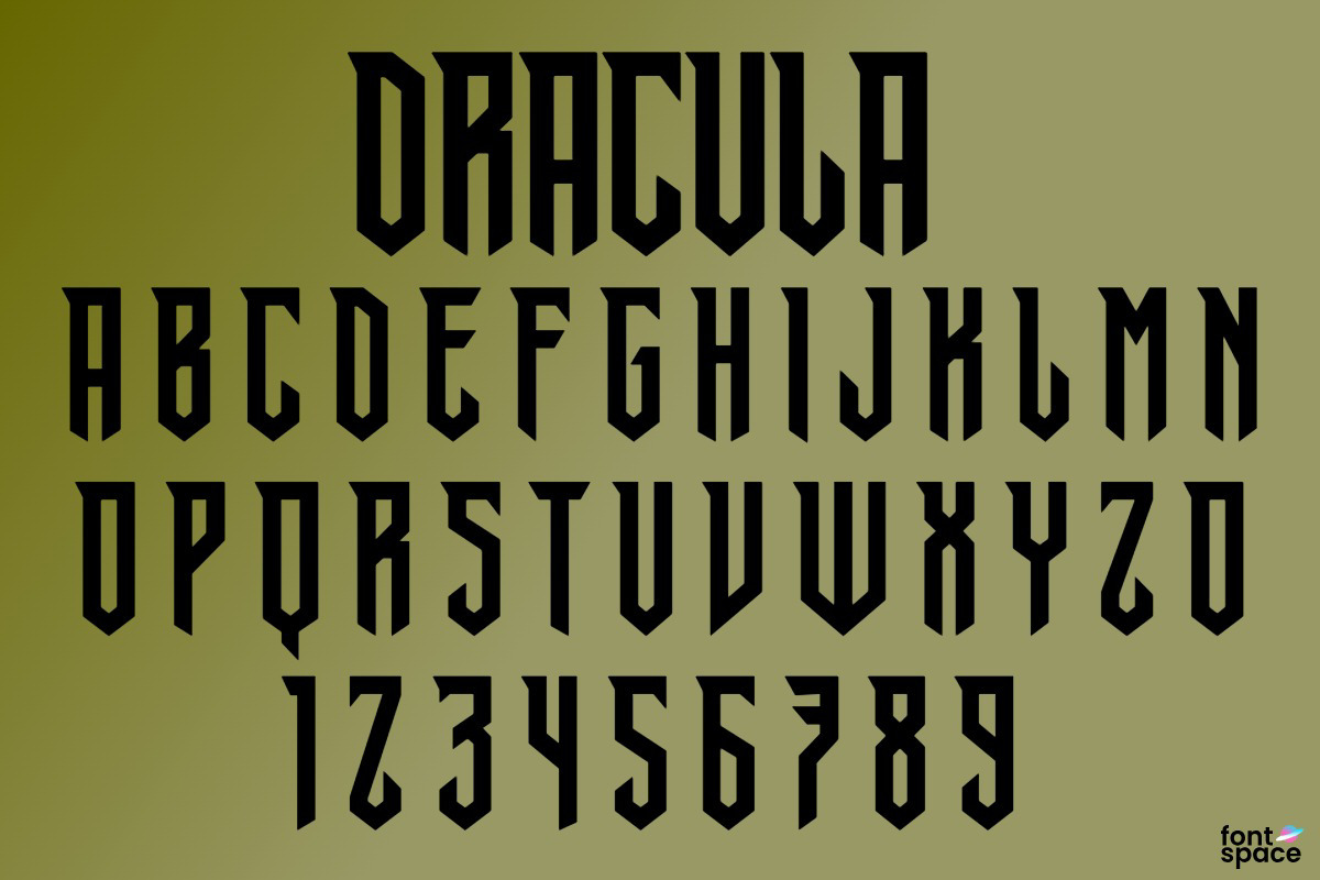 Dracula Font - Free Download