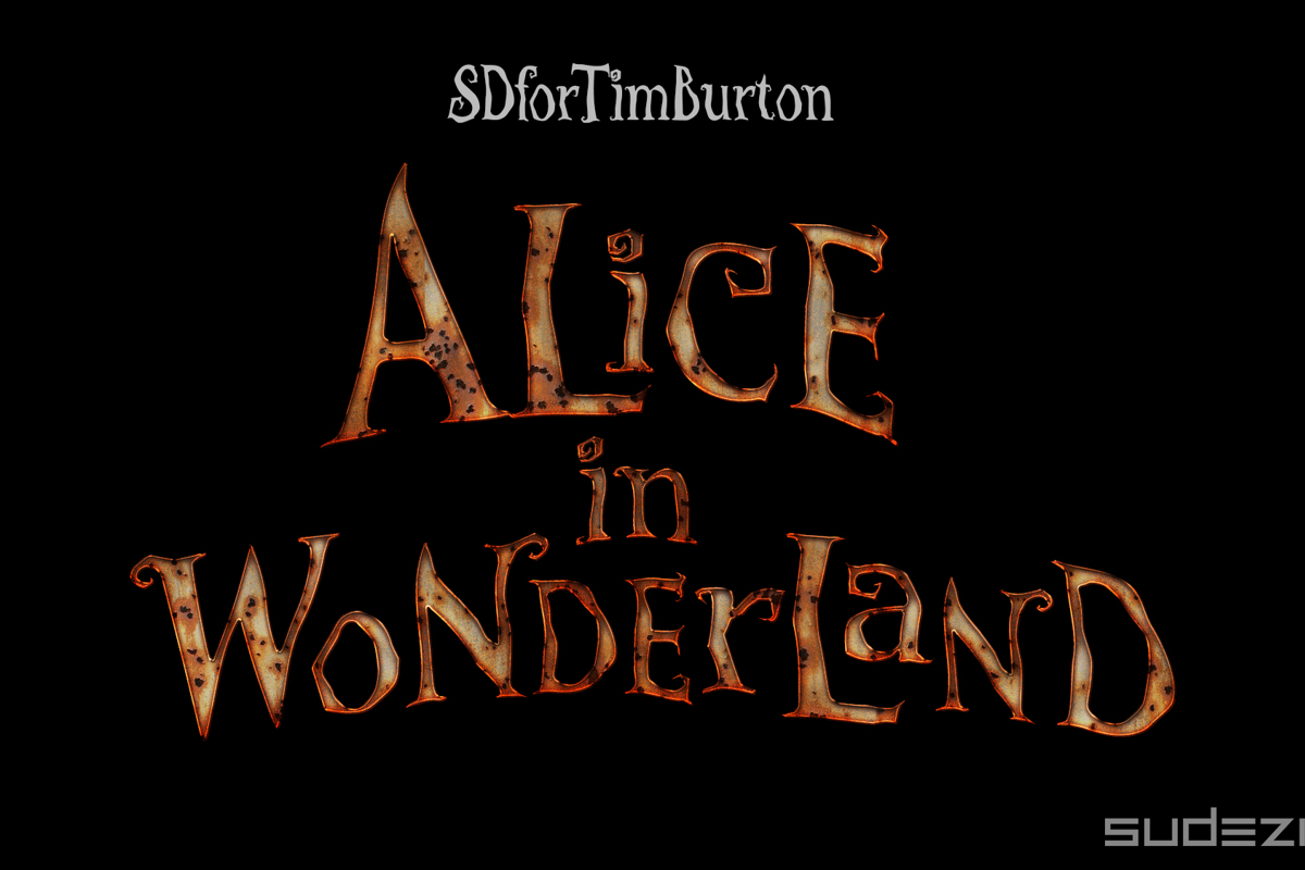 SD For Tim Burton Font | Sudezine | FontSpace