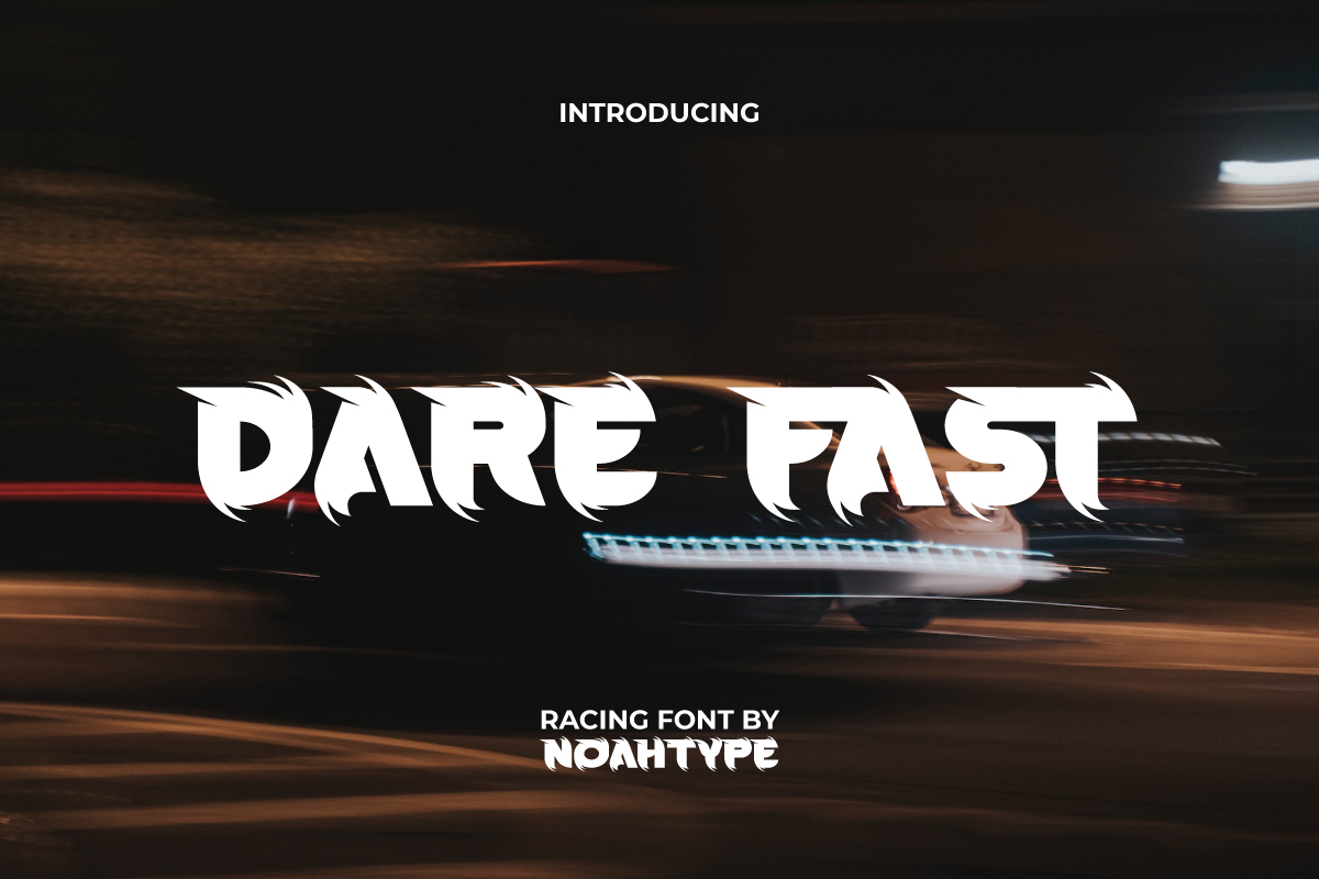 Dare Fast Font | noahtype | FontSpace