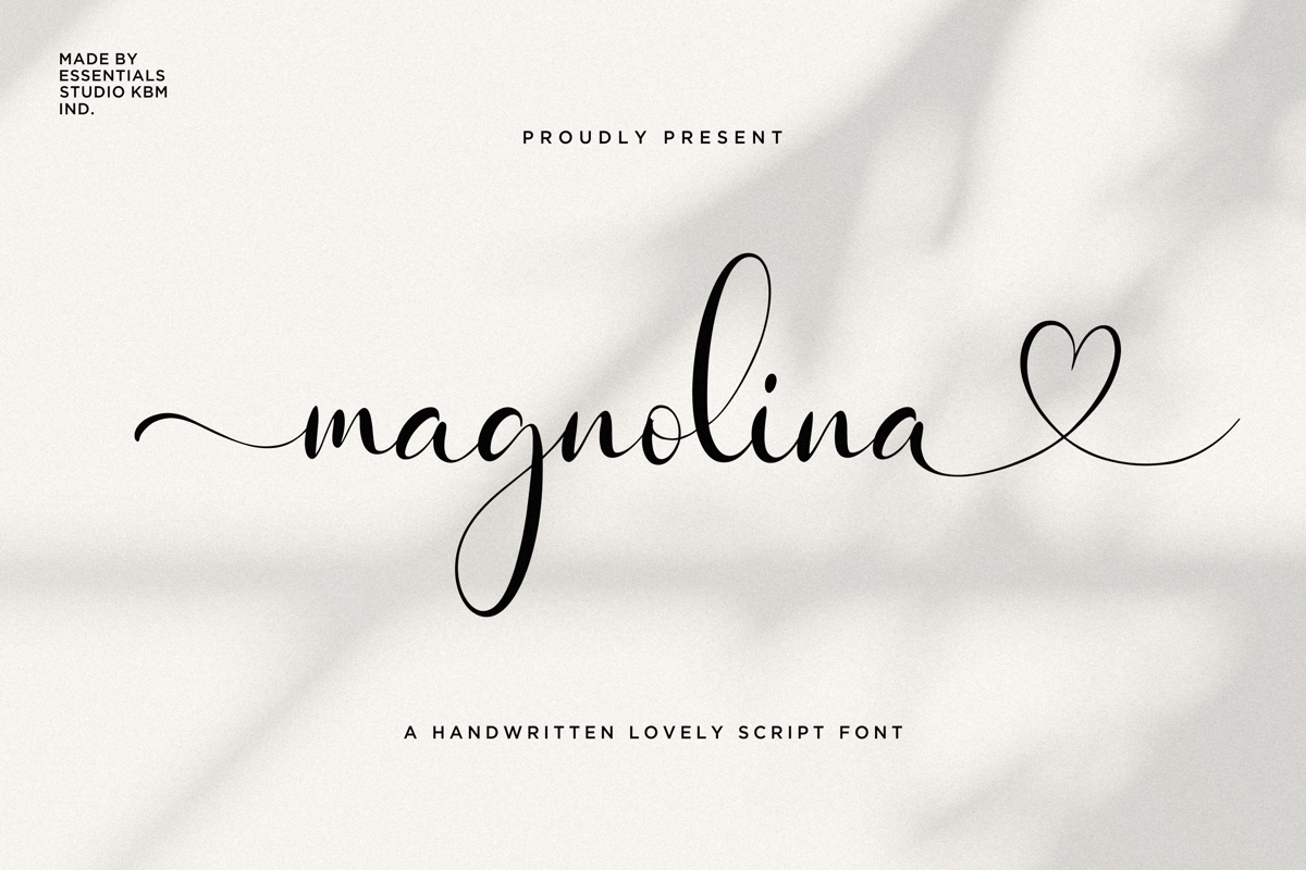 Magnolina Font | Essentials Studio | FontSpace