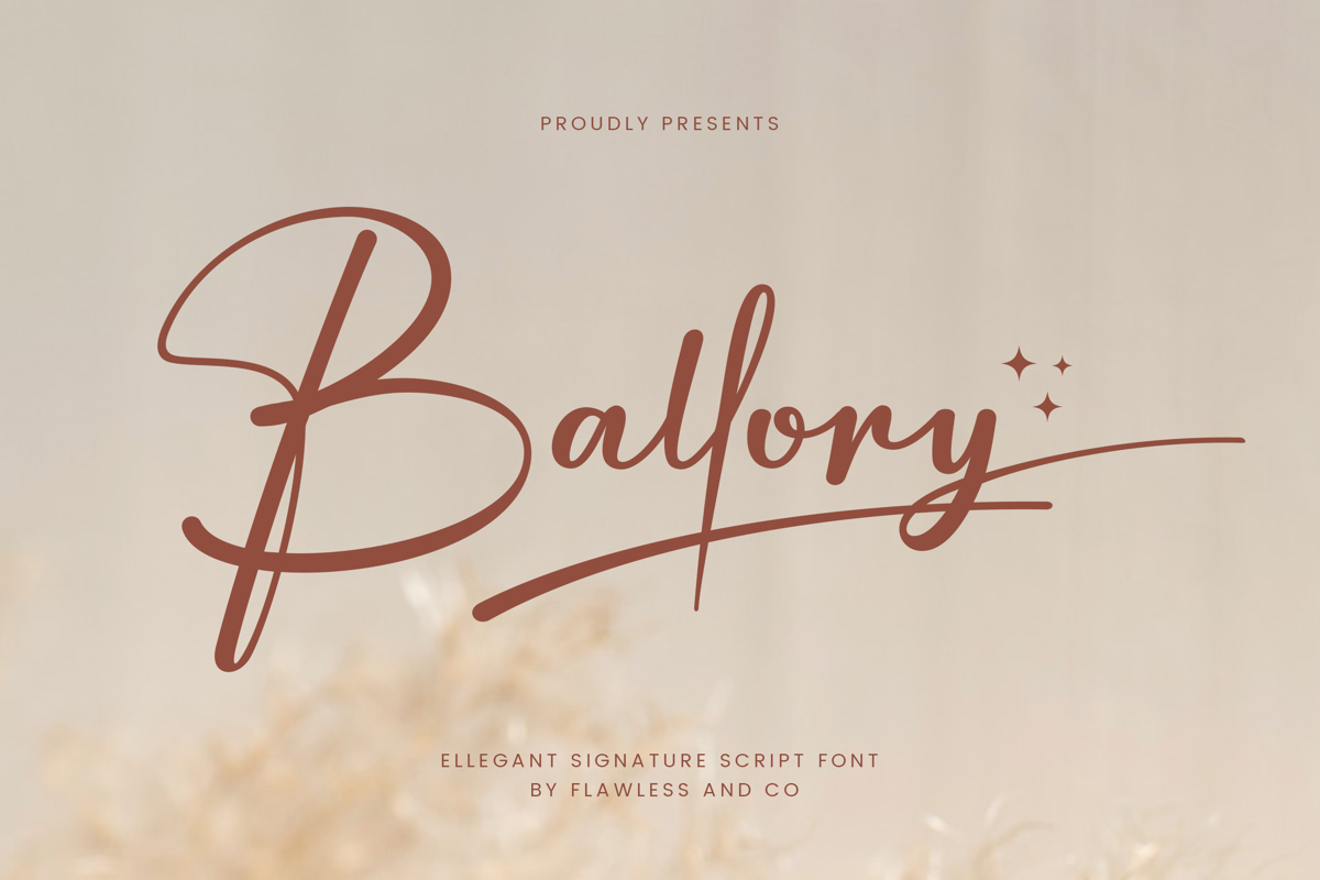 Ballory Font | FlawlessAndCo | FontSpace
