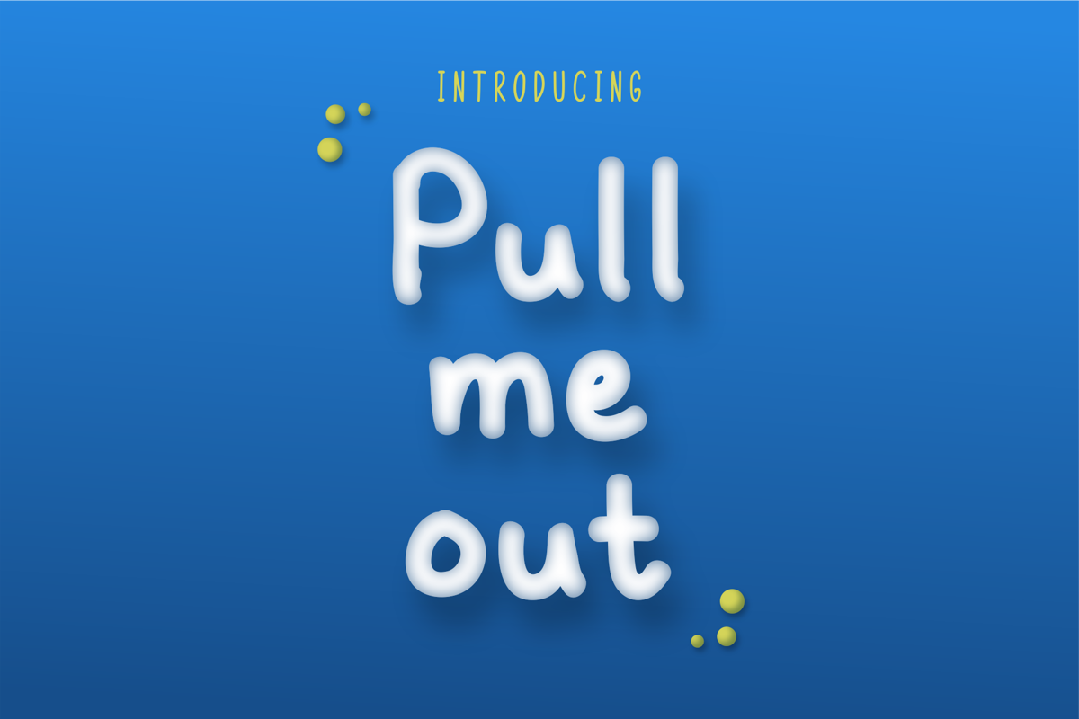 Pull Me Out Font | Arial Fonts | FontSpace