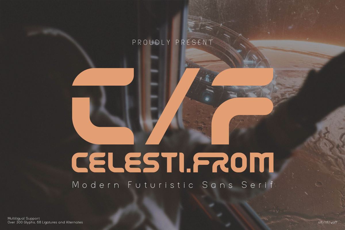 Celesti From Font | Denustudios | FontSpace