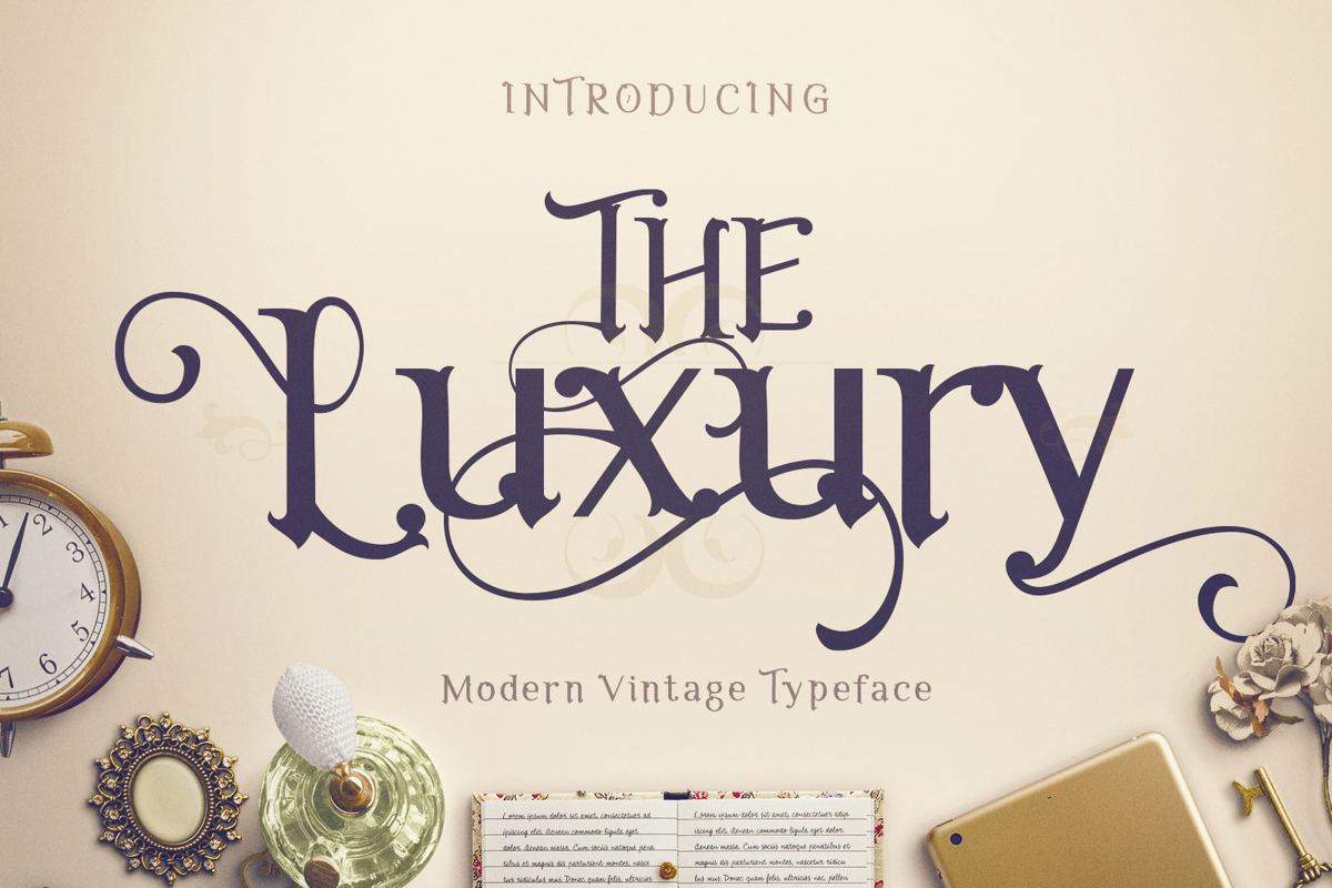 The Luxury Font | Dirtylinestudio | FontSpace