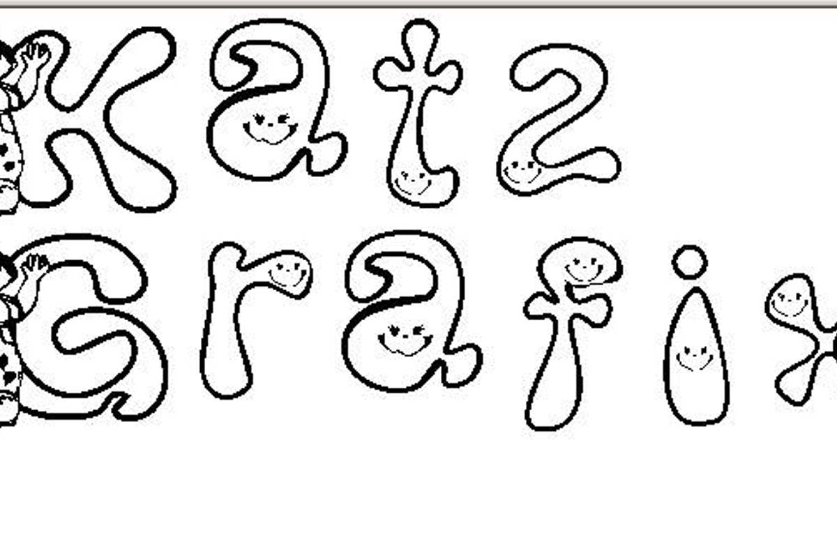 KG FONTGIRL Font | Katz Fontz | FontSpace