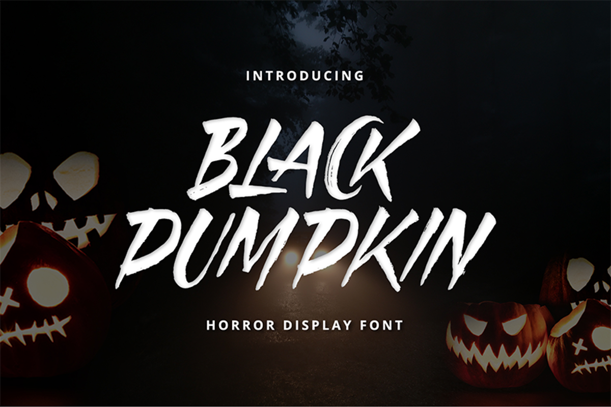Black Pumpkin Font | Alpaprana | FontSpace