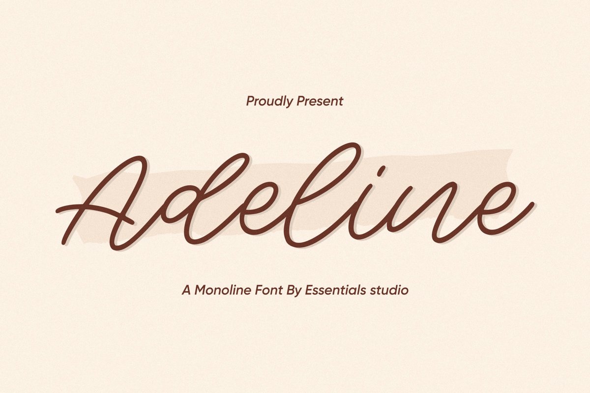 Adeline Font | Essentials Studio | FontSpace
