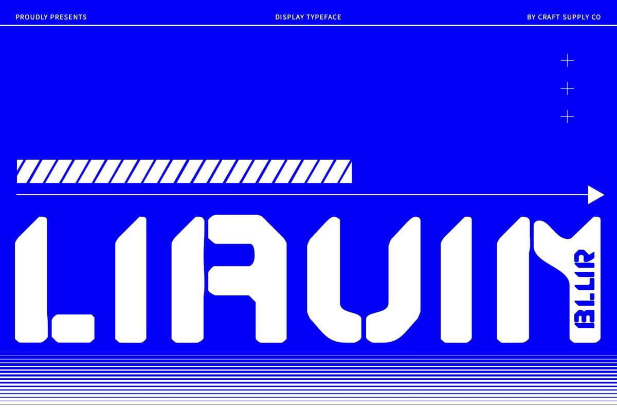 Liavin Blur Font - Free Download
