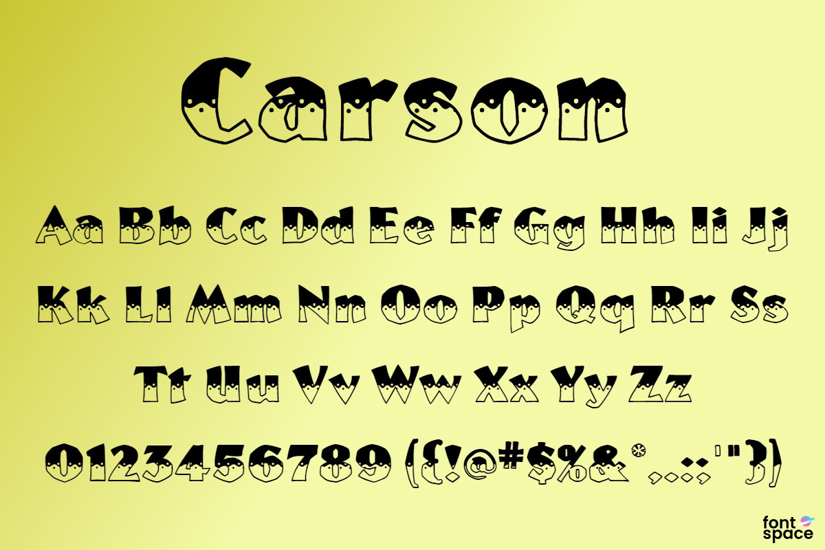 Carson Font | Bright Ideas | FontSpace