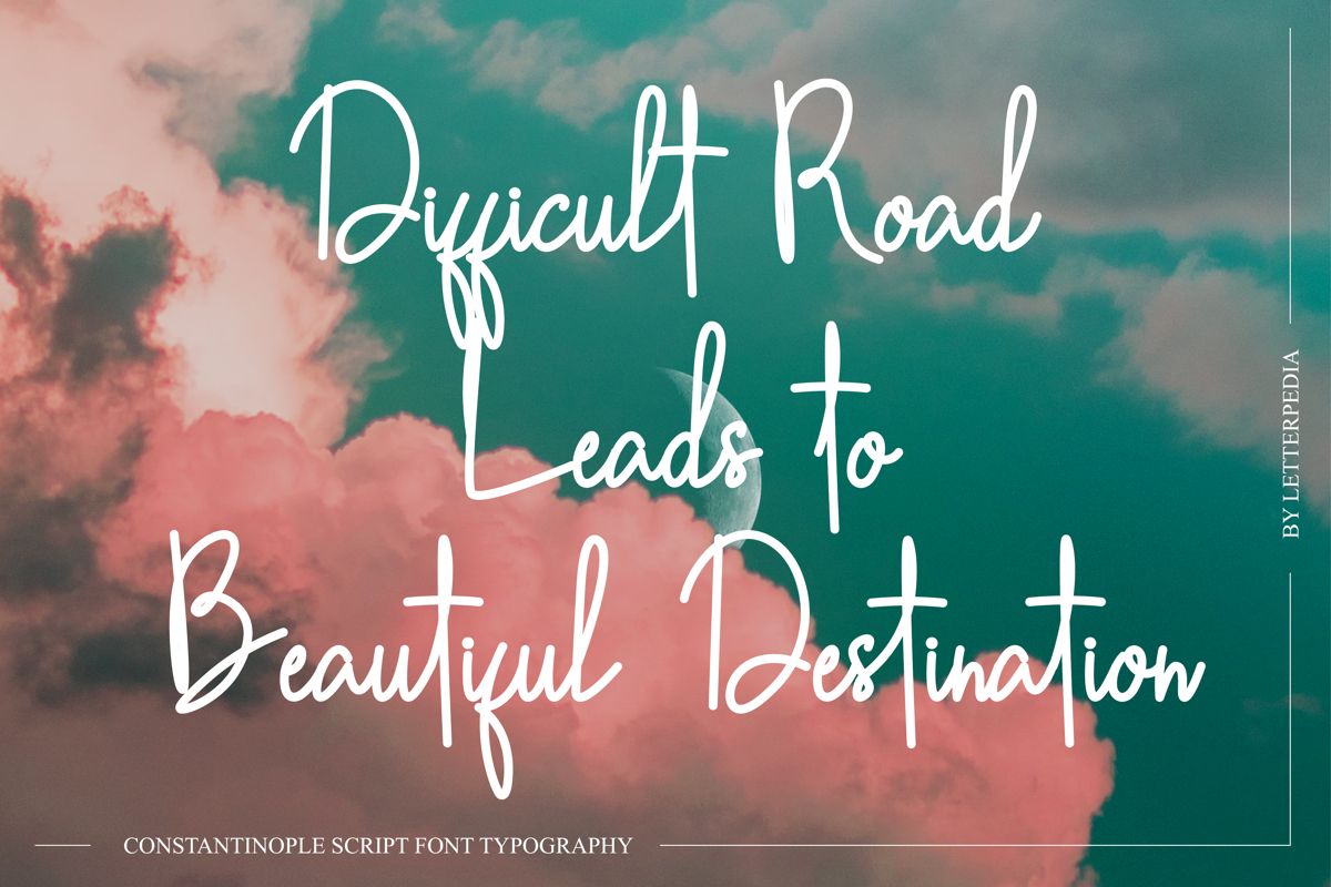 Constantinople Font | Letterpedia | FontSpace