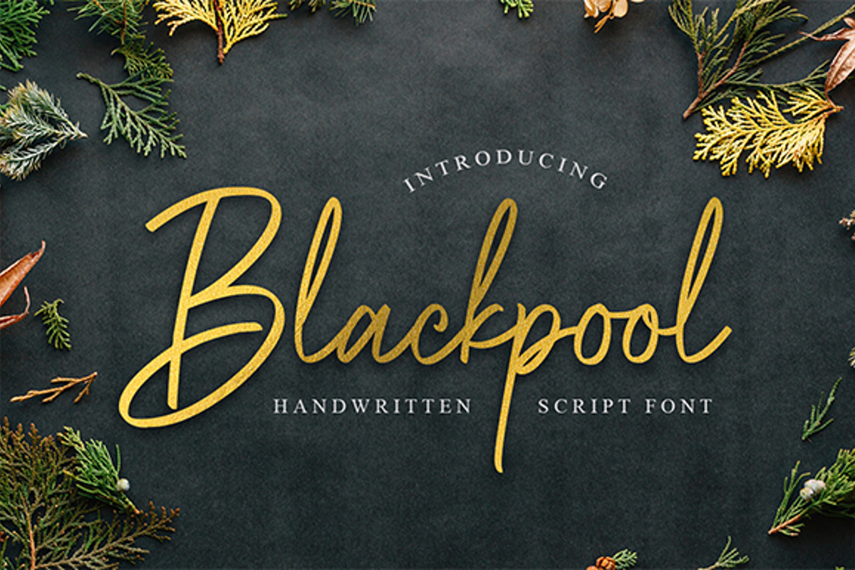 Blackpool Font | Bluestype Studio | FontSpace