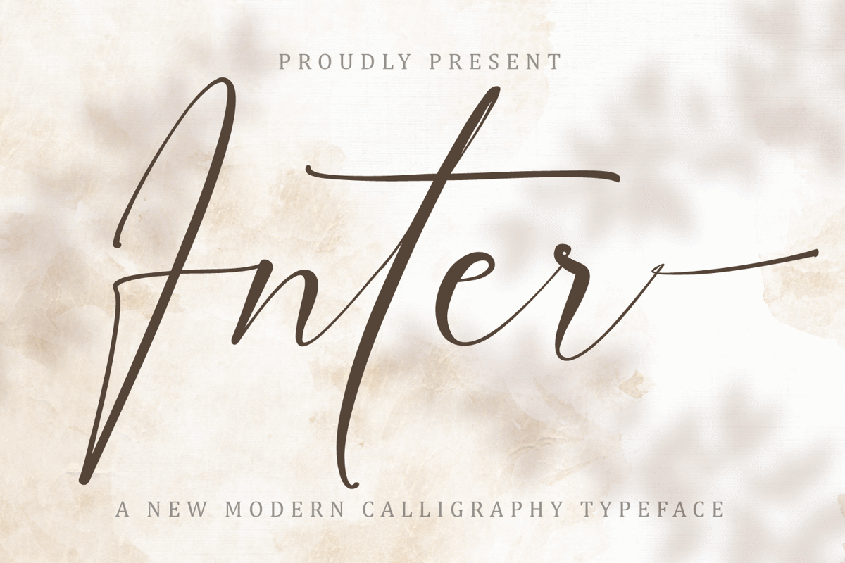 Inter font | Rezastudio | FontSpace